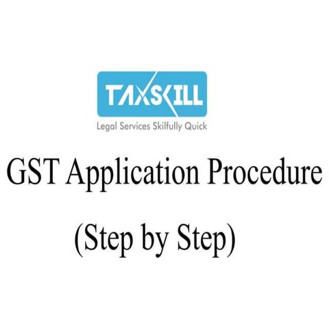GST Registration Procedure individual | PPTX