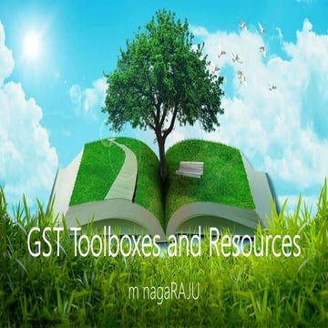 GST Toolboxes and Resources | PPT