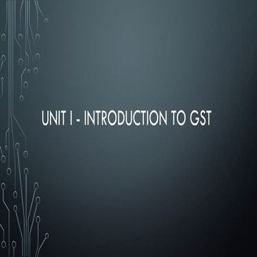 Economics Class 12 CBSE project on GST (Goods and Services Tax) | PDF
