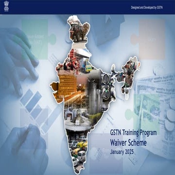 GST Waiver Scheme under section 128A for penalty and interest | PPTX