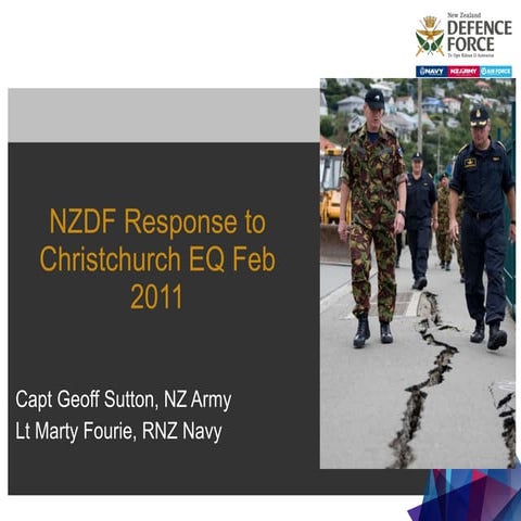 G Sutton, NZDF response to Christchurch eq feb 2011 | PPT