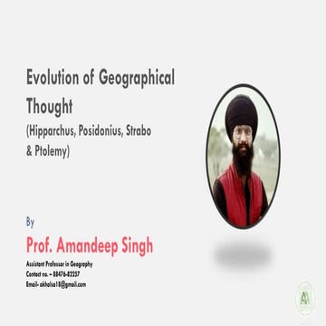 Geographical Thought: Greek Geographers - Hipparchus, Posidonius ...