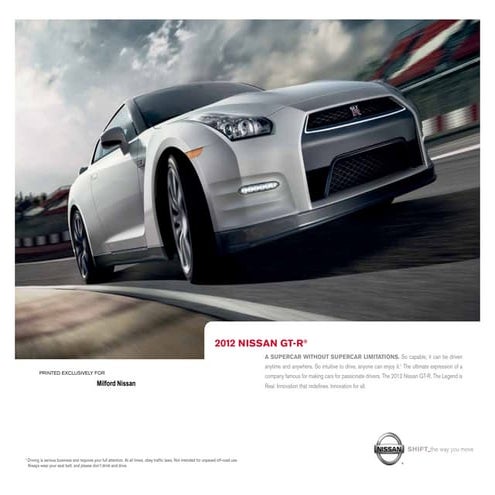 2012 Nissan GT-R - Milford Nissan Serving Providence Rhode Island | PDF