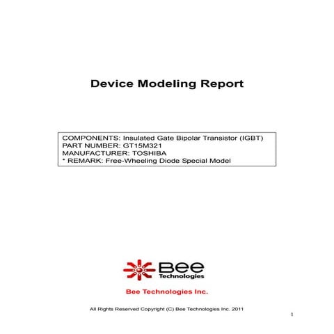 SPICE MODEL of GT15M321 (Professional+FWD+SP LTspice Model) in SPICE ...