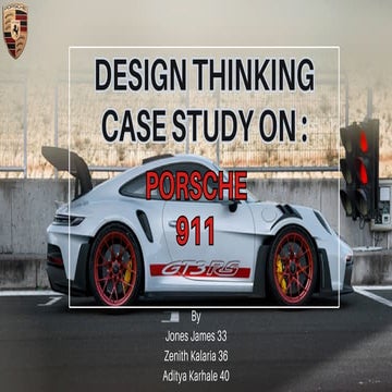 Porsche GT3 RS case study property and details | PDF