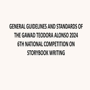 General Guidelines and Standard of -2024 Story Book Writing.pptx