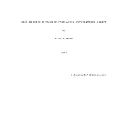 Gta audio script | DOCX