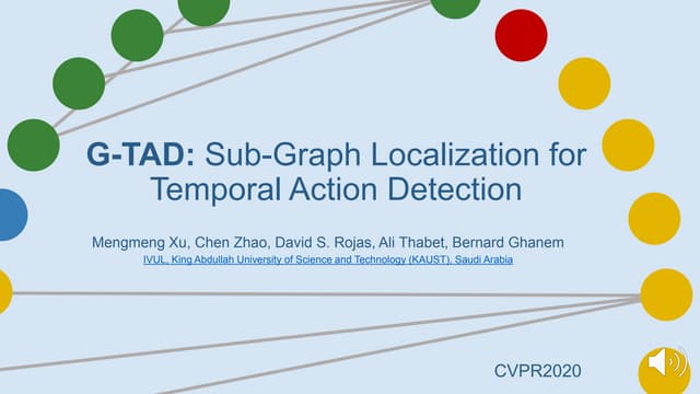 G Tad Sub Graph Localization For Temporal Action Detection Ppt