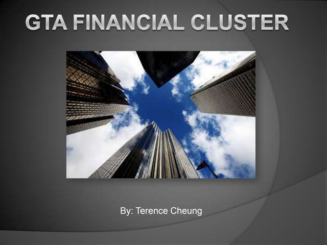 Financial Cluster Services | PPT