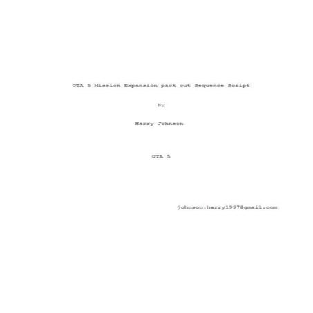 Gta v script | DOCX