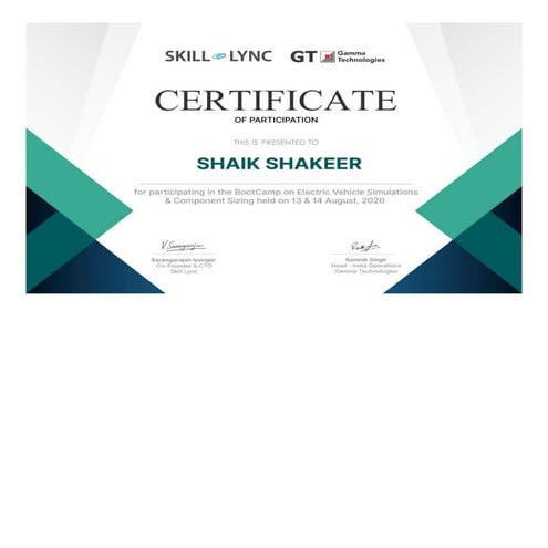 Gt certificate | PDF