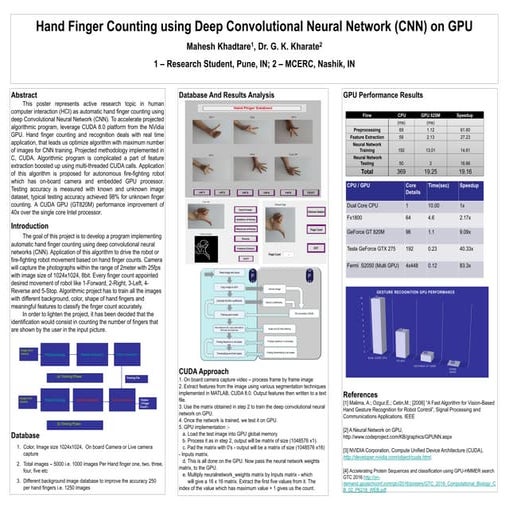 Hand Finger Counting Using Deep Convolutional Neural Network Cnn On