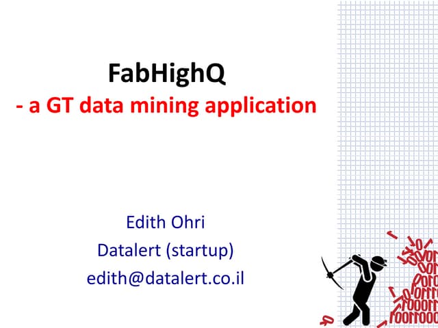 Gt Data Mining Ai Algorithm For Fabs Pdf Technology And Computing 2264