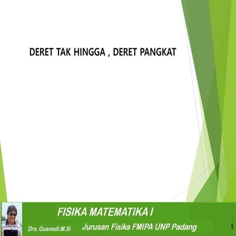 Barisan dan Deret ( Kalkulus 2 ) | PPS