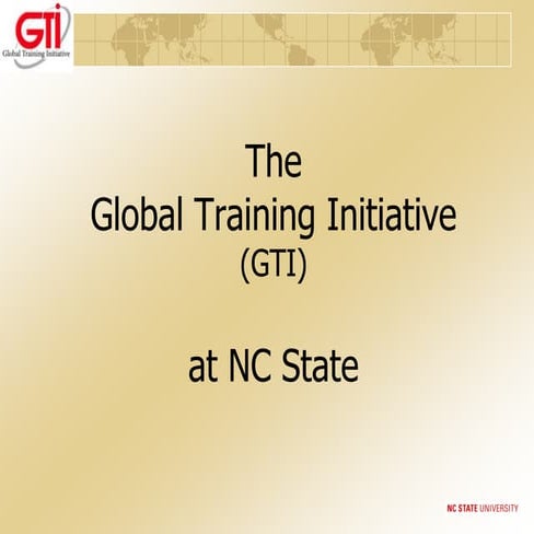 GTI General Presentation | PPTX | Undergraduate Education | College ...