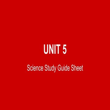 Unit 5 | PPT