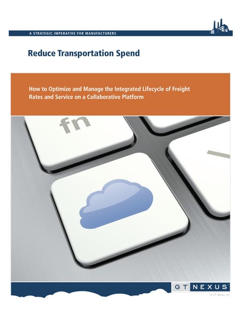 GT Nexus Corporate Brochure | PDF