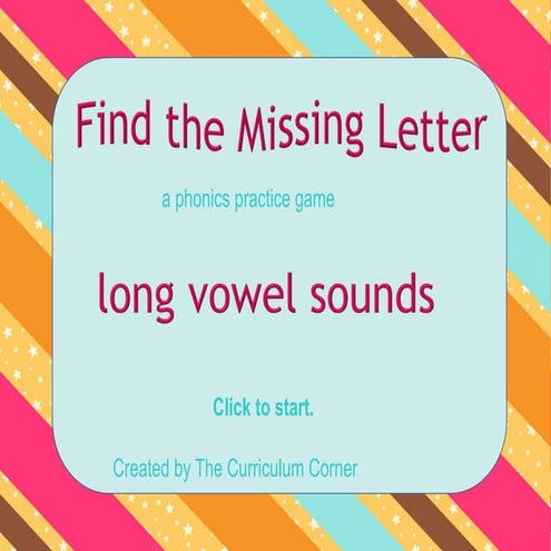 long_vowel_game.pptxfjhcjcjcjcjvmcjvmvjcjcj | PPT