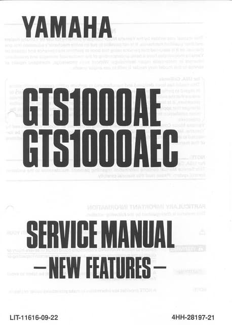Yamaha AG200F (3GX-AE2) '03 service manual supplement | PDF