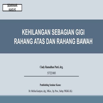 metal frame denture unilateral design using rpa | PPTX