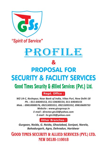 G4S Security Services - Company Profile G4S | PDF | Asia Travel ...