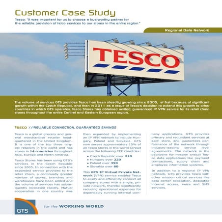 Gts tesco case_study | PDF