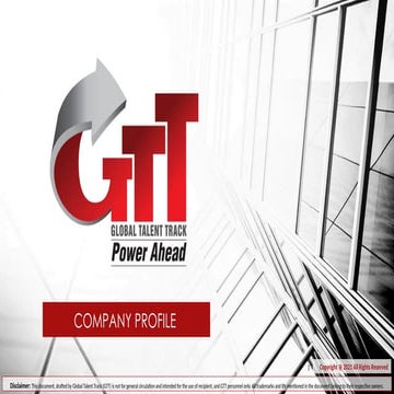 GTT Profile 2021.pptx it's about gtt in matdix | PPTX