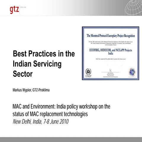 Best Practices in the Indian Servicing Sector | PPT | Free Download
