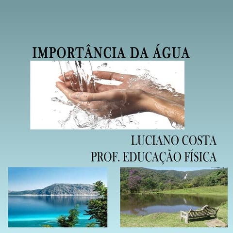 Importância da água doce | PPT | Food & Drink