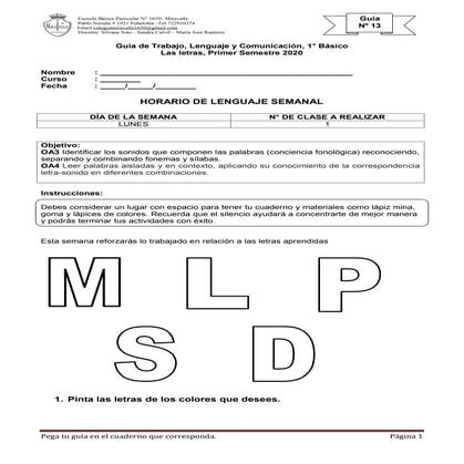 Evaluacion vocales | DOC