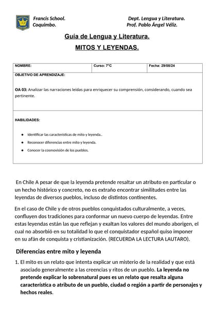 Guia de la leyenda | DOC