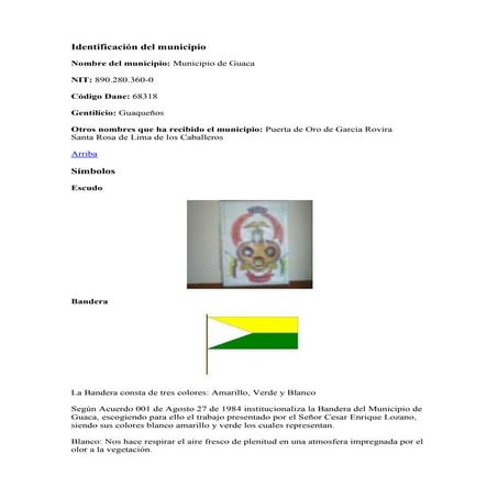 Guaca Aspecto Socio Politico | DOCX