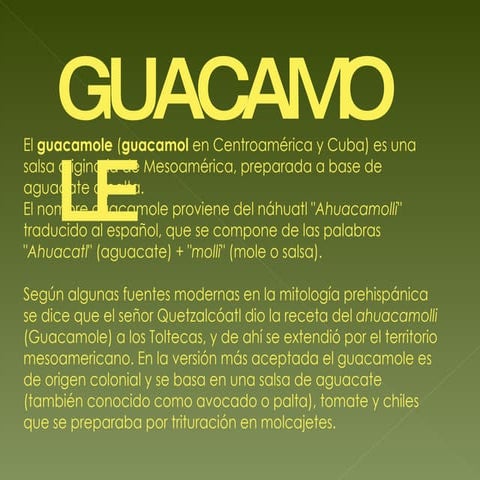 Guacamole2 | PPT