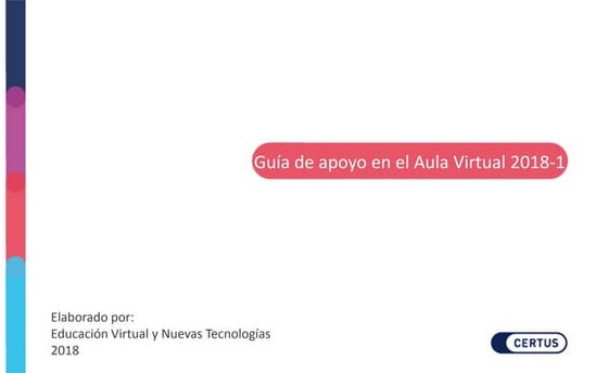 Aula Virtual CERTUS - Manual Docente - 1. Comunicaciones | PDF ...