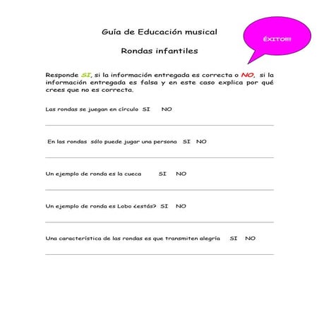 GuíA De EducacióN Musical Si | DOC
