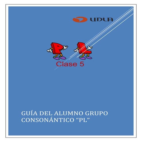 Guía del alumno clase 5 grupo consonántico pl | PDF