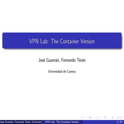 Guia práctica VPN: The container version | PDF
