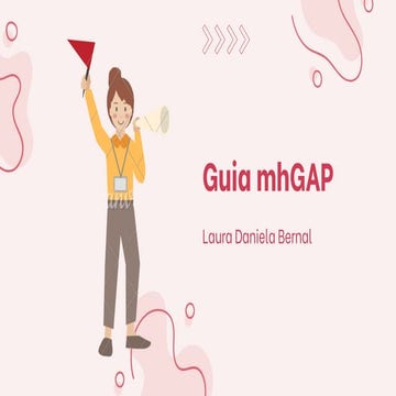 Guía mhGAP: Una Herramienta Esencial para la Salud Mental | PDF