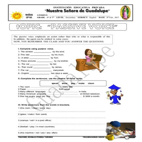 Guía passive voice 2017 | DOCX