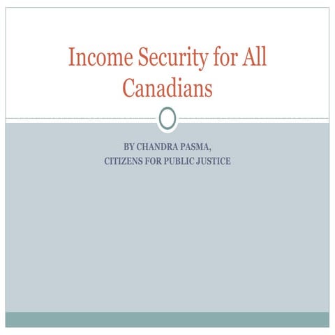 Guaranteed Income Final | PPT