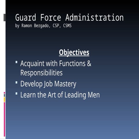 guard force admin: a leadership capabilities.ppt