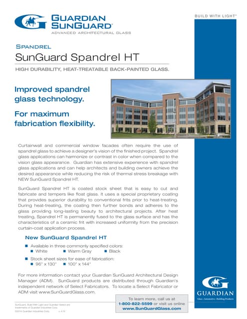 Guardian commercial 4th surface low-e IS20 | PDF | Science