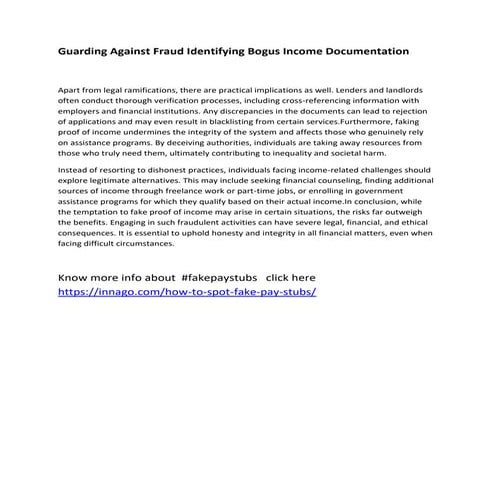 Guarding Against Fraud Identifying Bogus Income Documentation.docx