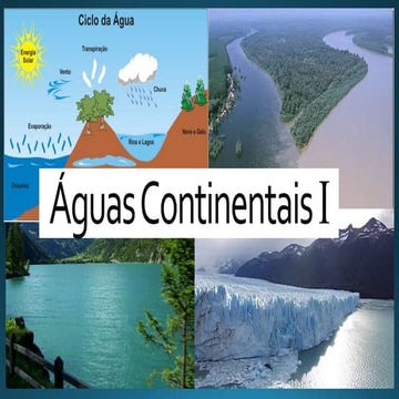 Hidrosfera: as Águas Continentais | PPSX