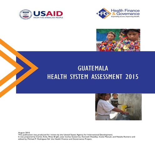 Guatemala Health System Assessment 2015 | PDF
