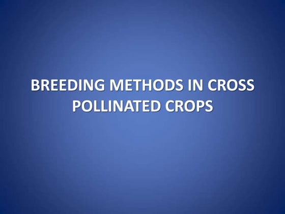 Mating designs.. | PPTX