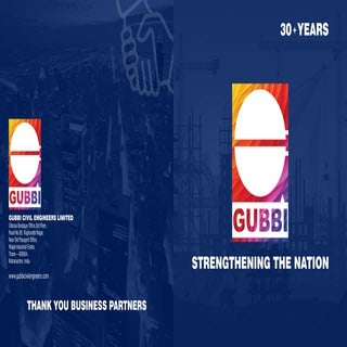 GUBBI CIVIL ENGINEERS LIMITED Profile Catalogue | PDF