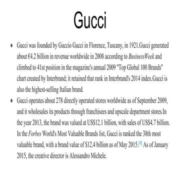 Gucci | PPTX