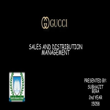 Gucci final presentation | PPTX | Retail Industry | Industries