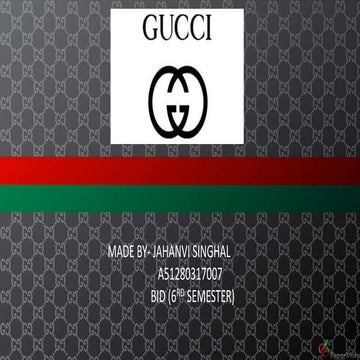 Gucci Analysis | PPTX